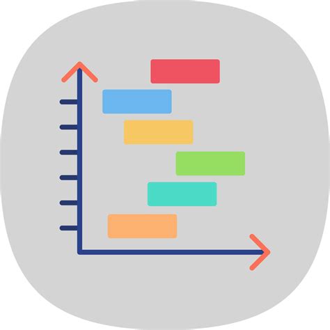 Gnatt Chart Flat Curve Icon Design 43786606 Vector Art At Vecteezy