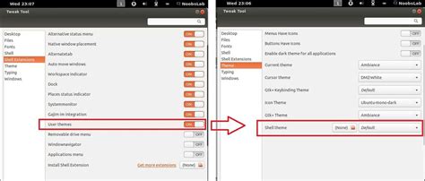 Install Gnome Shell 3 6 And Gnome Shell Extensions In Ubuntu 12 10 12 04 11 10 Mint Noobslab
