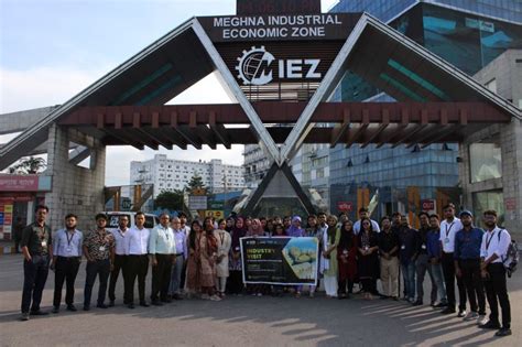 Md Rubayet Hossain On Linkedin Industry Visit At Meghna Industrial Economic Zone Organized By Uiu