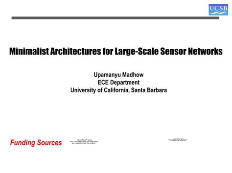 Ppt Minimalist Architectures For Large Scale Sensor Networks