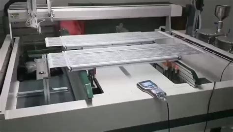 Automatic High Precision 3 Axis Plc System Edge Glue Dispensing Machine