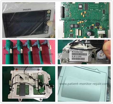 Philips Vm6 Patient Monitor And Display Assembly Mainboard Nibp Module Encoder Printer