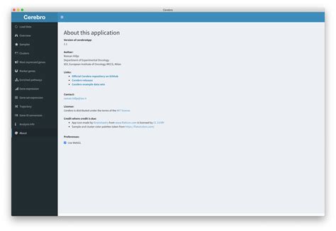 Introduction To The Cerebro Interface V And Older CerebroApp