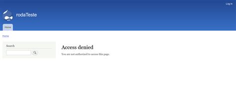 Anonymous Users Receive Access Denied When Attempting To Logout