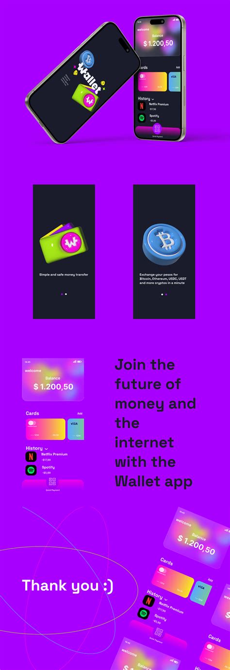 wallet ui design behance