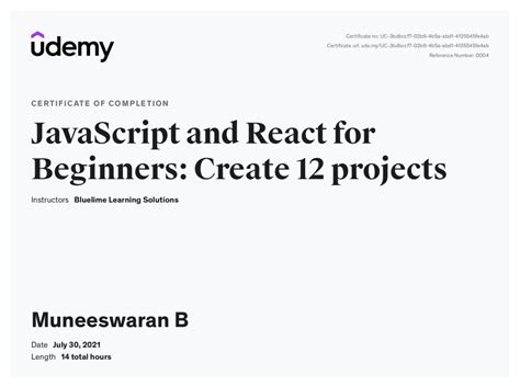 Muneeswaran Balakrishnan On Linkedin Reactjs Udemy Javascript