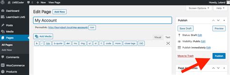 why the learndash “edit profile” link doesn t work and how to fix it