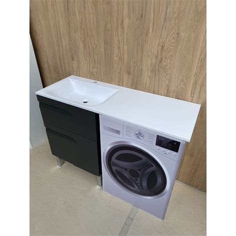 Умивальник зі стільницею під пральну машину Indesit 125 білий для ванної кімнати Ціна 4 950