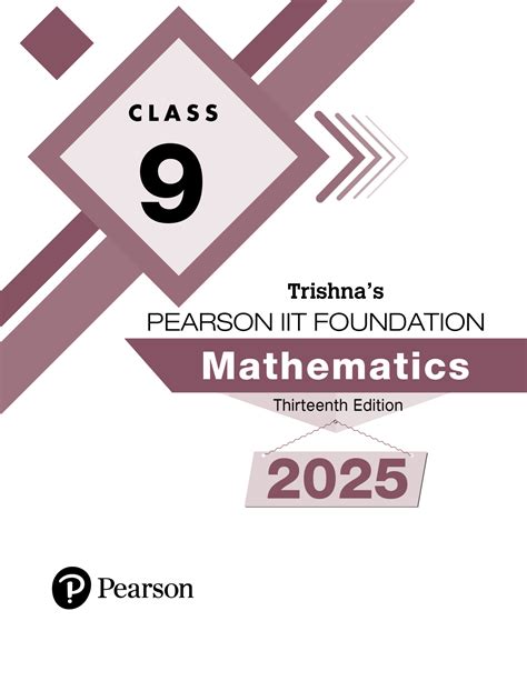 Title Page Pearson Iit Foundation 25 Mathematics Class 9 For Jee