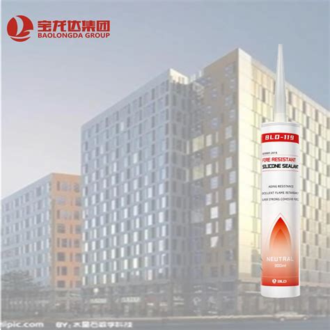 Neutral Solid Surface Adhesive Silicon Fireproof Sealant For Roof China Silicone Sealant And