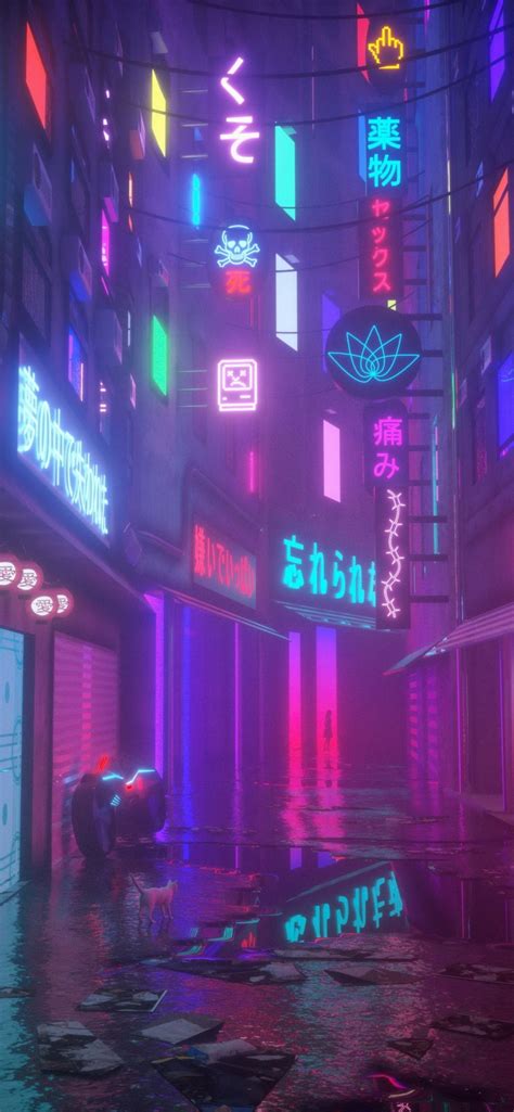 Purple Neon Anime Wallpapers 4k Hd Backgrounds On Wallpaperbat