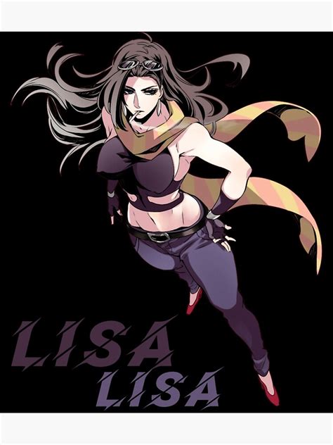 Jojos Lisa Lisa Sticker Poster For Sale By Cotveola Redbubble