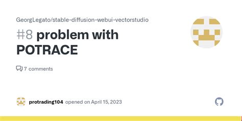 Problem With Potrace Issue Georglegato Stable Diffusion Webui Vectorstudio Github