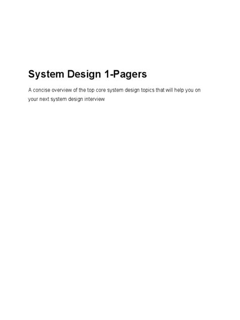 System Design For Cracking Interviews Pdf Load Balancing Computing