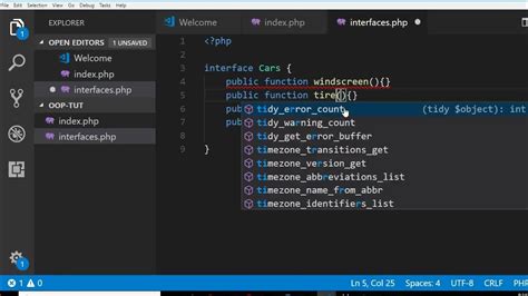 13 Introduction To Interfaces In Object Oriented Programming In Php Youtube