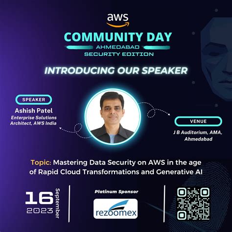 Aws Ahmedabad Community On Linkedin Aws Awsugahm Awscommunityday Cloudsecurity Ahmedabad