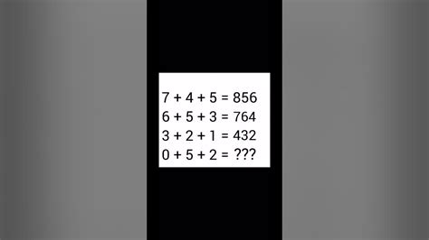 Brainexercise Maths Mathquiz Mathtest Mathexam Logicalthinking