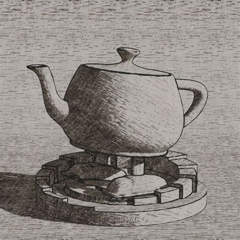 renderman stylized rendering etch lines