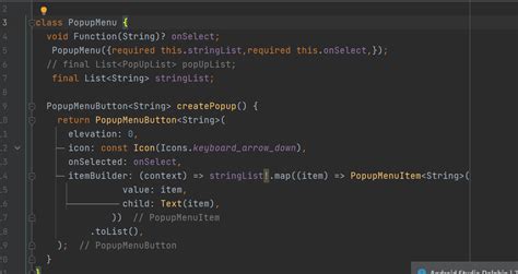 Flutter Positioning The Menu Of Popupmenubutton Stack Overflow