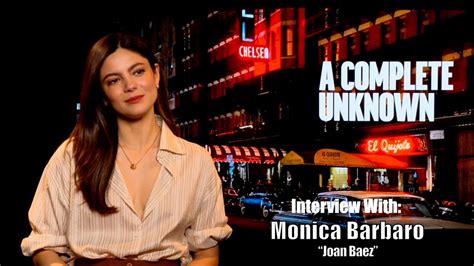 A Complete Unknown Interview With Monica Barbaro “joan Baez” Youtube