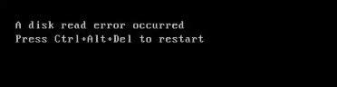 If A Disk Read Error Has Occurred In DiskInternals