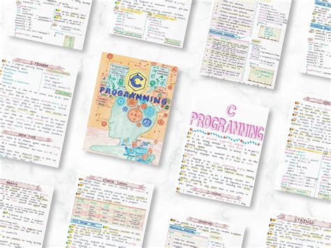 Programming Aesthetic Notes Bundle 5 Courses C C Oops Data