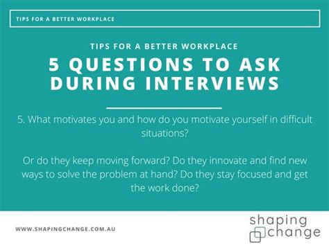 5 Insightful Questions To Ask During Interviews Ppt
