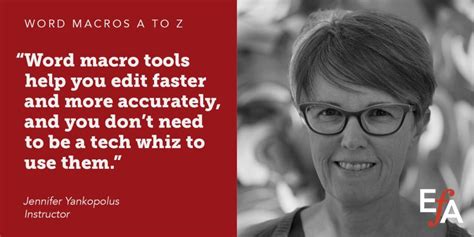 Learn How To Use Macros With Efa Course Editorial Freelancers