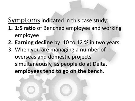 Casestudy The Case Of Bench Management Ppt