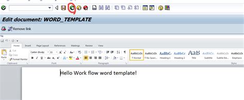 Techsap Workflow Demo14 Document Template Creation And Use In