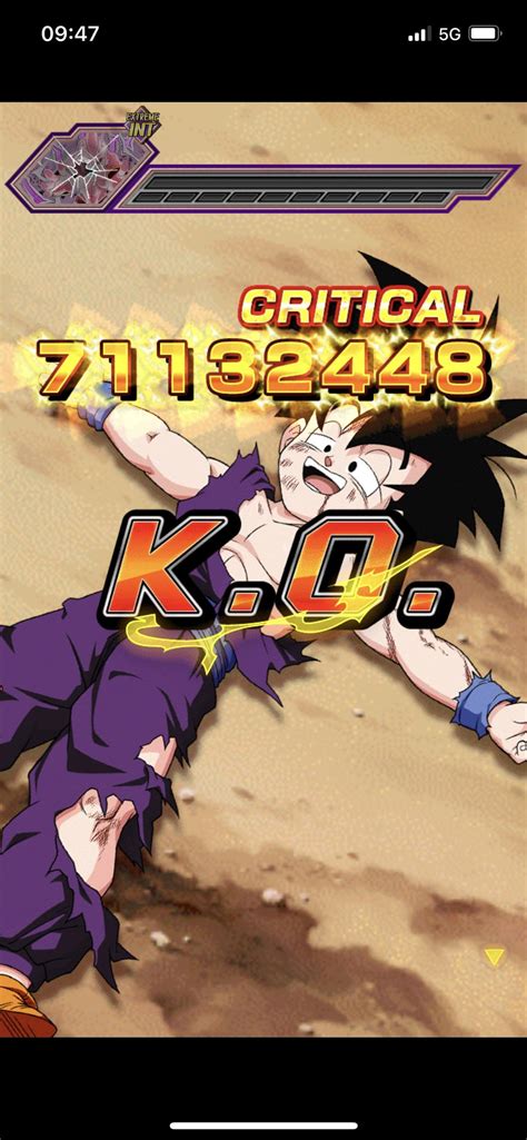 The Highest Number Ive Hit With Gohan Rdbzdokkanbattle
