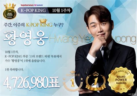 황영웅 송가인 조진호 10월 1주차 K Pop 킹·퀸·최고의 보컬 랭킹 1위 스타서베이 결과 네이트 연예