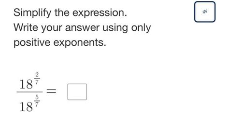 Solved Simplify The Expression Write Your Answer Using Only Chegg