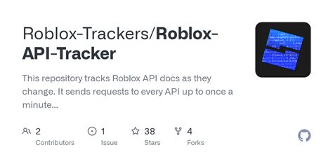 github roblox trackers roblox api tracker this repository tracks