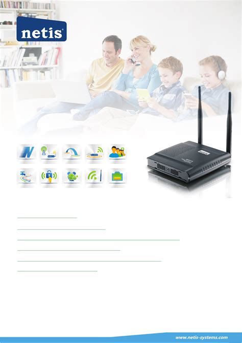 User Manual Netis WF2415 English 2 Pages