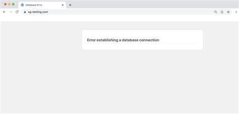 How To Fix Error Establishing A Database Connection In WordPress SiteGround KB