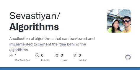Github Sevastiyanalgorithms A Collection Of Algorithms That Can Be