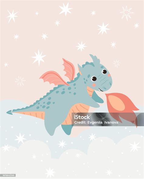 아이의 방에 있는 포스터에 딱 맞는 용의 사랑스러운 벡터 일러스트레이션입니다 개구리에 대한 스톡 벡터 아트 및 기타 이미지 개구리 공주 공휴일 Istock