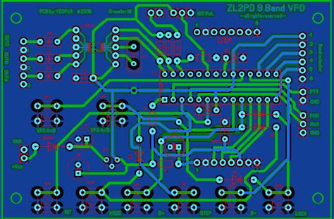 ZL2PD Flexible Si5351 Based Digital VFO With Nokia LCD Display