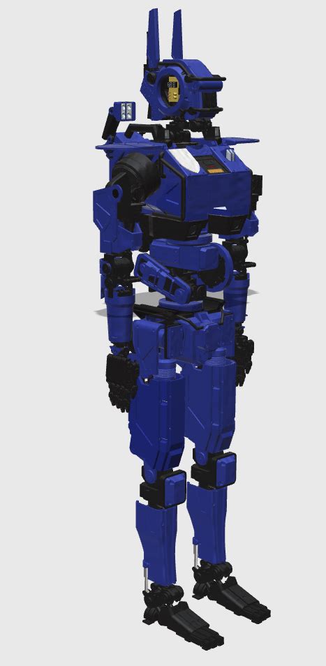 🤖 Life Size Chappie Scout Robot Replica・ 3d File For 3d Printing・cults