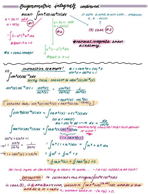 Trigonometric Integrals Calculus Trigonometric Integrals Continued Recall Join E X Cos X Dx If