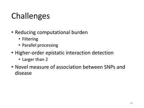 A Brief Introduction To Epistasis Detection Ppt