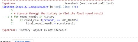 Getting An Error Called Typeerror Argument Of Type History Is Not