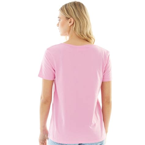 Buy Lamore Couture Womens Tabitha Three Pack V Neck T Shirts Khaki