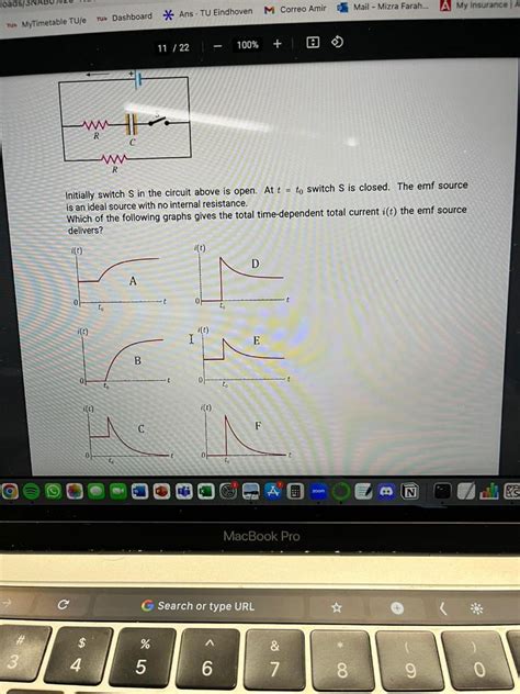 solved initially switch s in the circuit above is open at