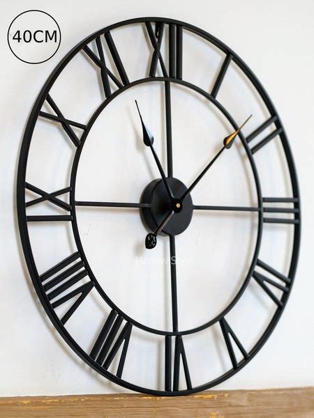 Часы Настенные Большие Бесшумные Лофт Металл 3d 40 см купить C доставкой на Ozon по низкой цене