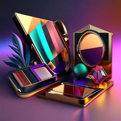 Premium Ai Image Makeup Case Illustration