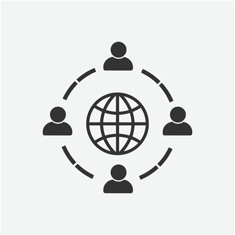 Outsourcing Icon Outsourcing Icon Symbol Business Vector Illustration On Isolated Background