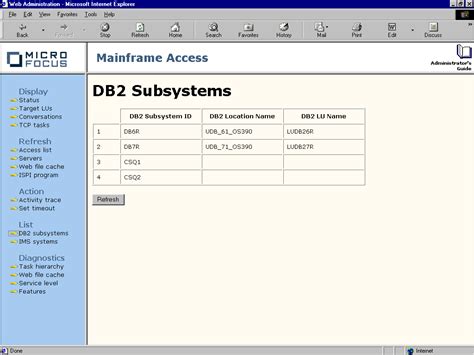 Administration Using The Web Interface