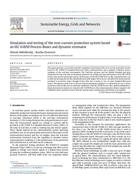 pdf simulation and testing of the over current protection system